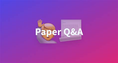 Paper Q A A Hugging Face Space By Chansung