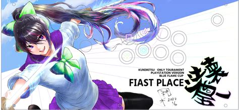 Kunimitsu Ii Namco Tekken Tekken 7 Arcade Stick Black And Red And Purple Hair Controller