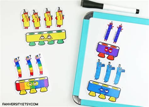 Magnetic Number Multiplication Time Table Dry Erase Etsy