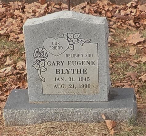 Gary Eugene Blythe 1945 1990 Find A Grave Memorial