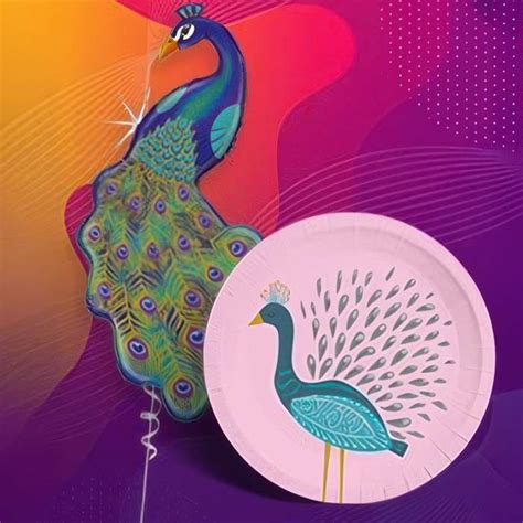 Peacock Theme Party Peacock Party Supplies And Decorations Party Save