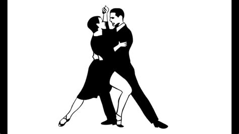 How To Draw A Tango Dancers Как нарисовать Пару Танцующую Танго
