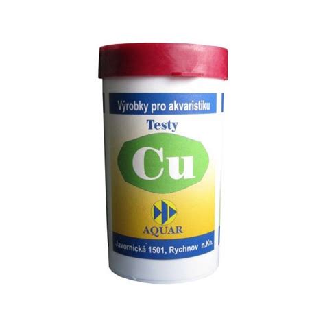 Aquar Test Cu Měď 20 Ml Krevetkárium