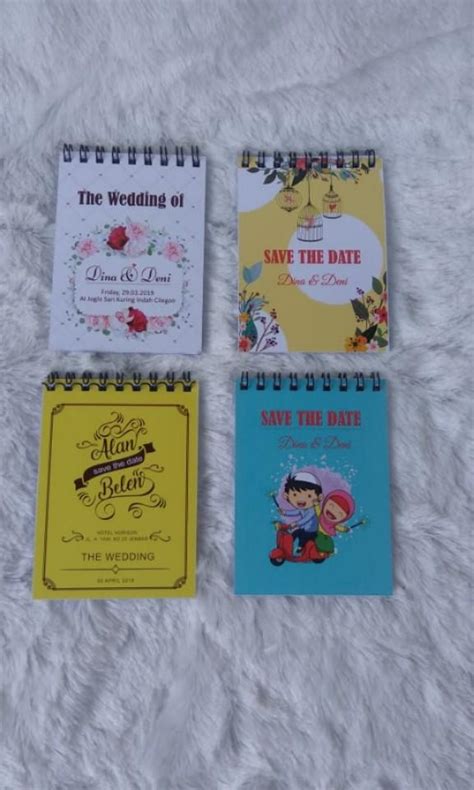 Souvenir Notebook Mini Desain And Kerajinan Tangan Lainnya Di Carousell