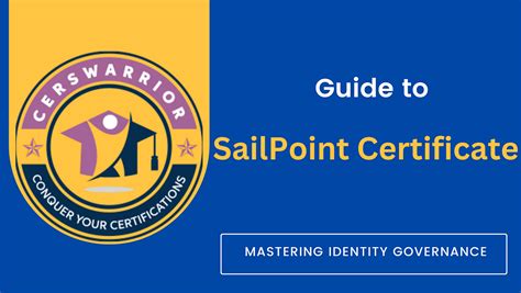Guide To Sailpoint Certificatemastering Identity Governance A
