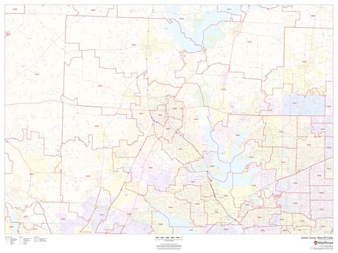 Zip Code Map Denton Texas Denton Tx Maps