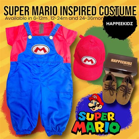 Super Mario Inspired Costume Shopee Philippines