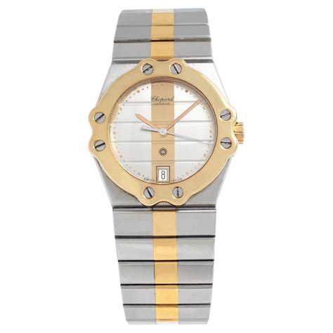 Chopard Yellow Gold Stainless Steel St Moritz Quartz Wristwatch For Sale At 1stdibs