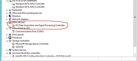 pci data acquisition and signal processing controller windows 10 64