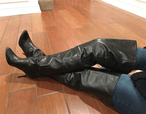 High Boots Outfit Leather Thigh High Boots High Heel Boots Heeled