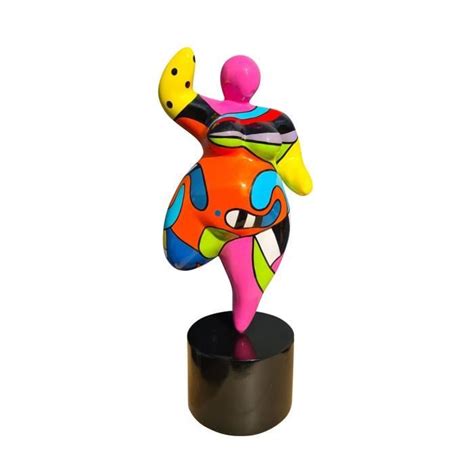 Statue De Femme Danseuse Dans Le Style Des Nanas De Niki De Saint