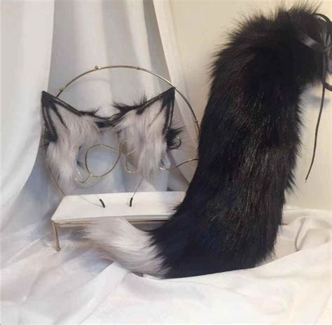 Wolf Ears And Tail Wolf Tail Fox Ears Neko Cosplay Cosplay Diy