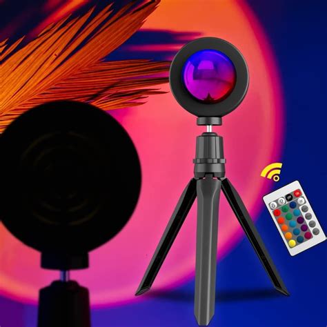 Sunset Lamp Projector For Room Sunset Light Projector With 24keys