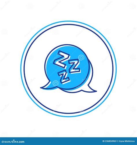 Icono De Somnolencia De Contorno Relleno Aislado En Fondo Blanco