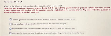 Solved Knowledge Check 01Which Of The Following Statements Chegg