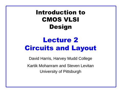 Pdf Lecture 2 Circuits And Layoutkmram 1192 2192 Lectures Cmoscircuits Pdf · Cmos Vlsi Design