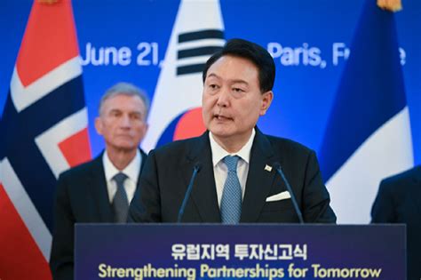 尹대통령 유럽 6개 첨단기업 12조 투자 유치