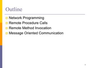 Communication In Distributed Systems PPT