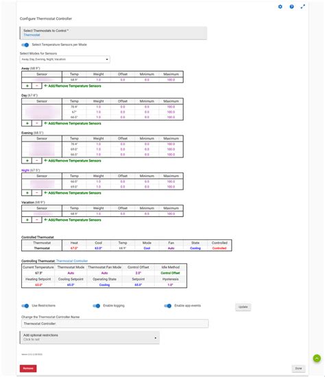 Rule Machine To Adjust Thermostat Scheduler Based On Global Variable