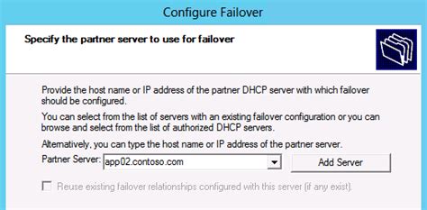 Terry L U S Blog Configuring DHCP Failover In Windows Server