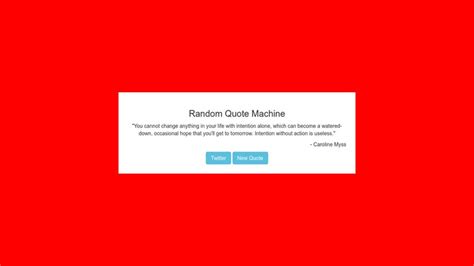 Build A Random Quote Machine Freecodecamp