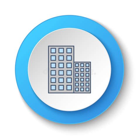 Round Button For Web Icon Building Construction Button Banner Round Badge Interface For