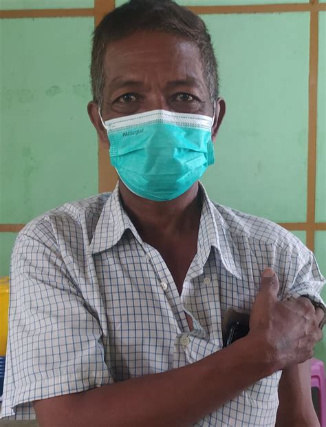 မဟာအောင်မြေမြို့နယ်တွင် ကိုဗစ် ၁၉ရောဂါ ကာကွယ်ဆေးလာရောက်ထိုးနှံသူများ