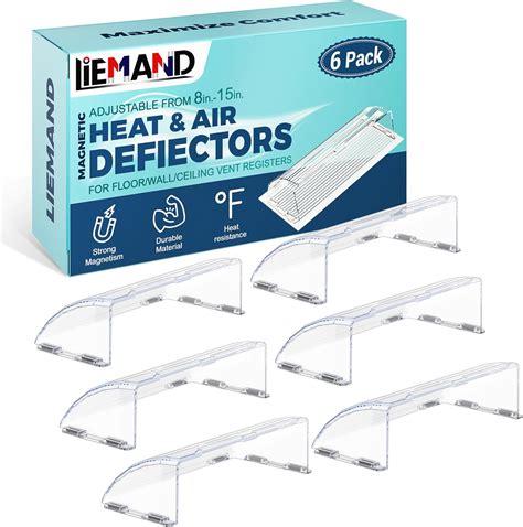 Heat And Air Vent Deflectoradjustable Between 8 To 15heat Resistant