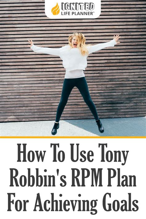 Tony Robbin S RPM Rapid Purpose Driven Map For Massive Action Tony