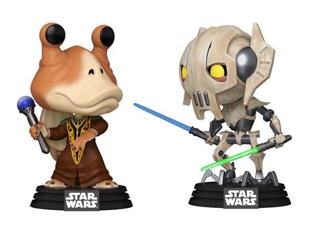Funko Clone Wars Duels Jar Jar Binks Vs General Grievous Mintinbox