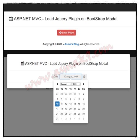 Mvc Load Jquery Plugin On Bootstrap Modal