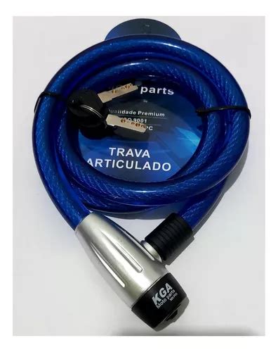 Trava Moto Cadeado Articulado Step Carro Chave Codificada