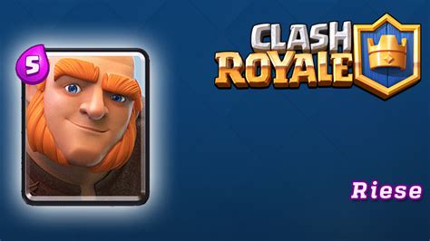 Clash Royale Riese Infos Ausbaustufen Und Tipps NETZWELT