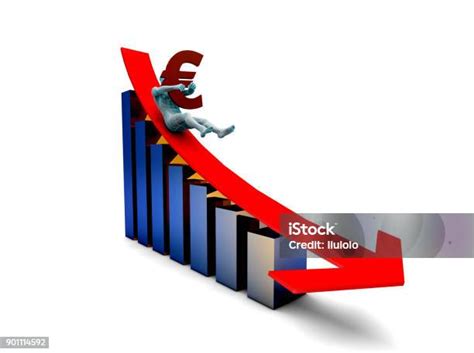 화살표와 히스토그램 경제 쇠퇴 과학 및 기술의 후진성을 감소 Stock Market Crash에 대한 스톡 사진 및 기타 이미지