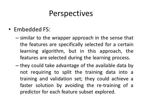 Feature Selection Ppt Video Online Download