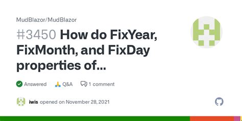 How Do FixYear FixMonth And FixDay Properties Of MudDatePicker Work