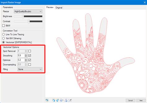 Vectorization Tool LaserGRBL