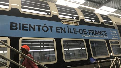 Le Nouveau Train Rer Ng Pour Lile De France Symbole Du Mariage Dalstom Et De Bombardier Transport