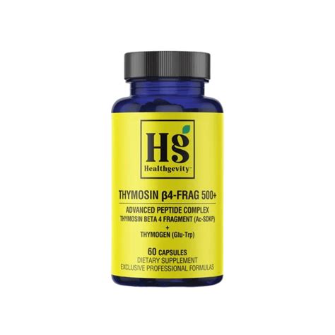 Healthgevity Thymosin Beta 4 Frag 500 Capsules Alive And Well Shop
