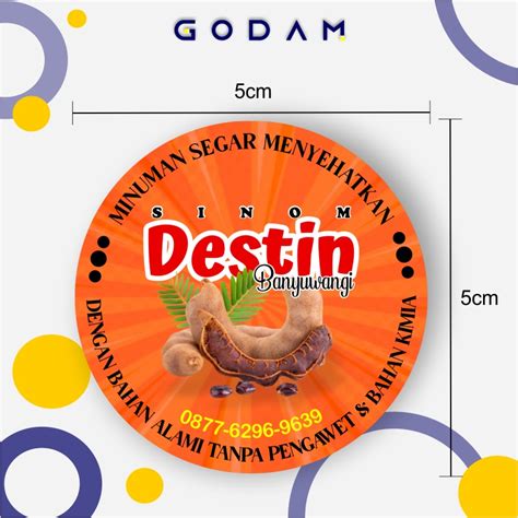 Jual Stiker Label Produk Stiker Label Makanan Sticker Label Olshop