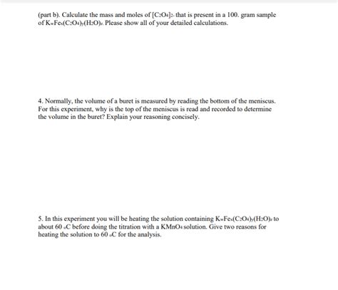 Solved Name Date Pre Laboratory Assignment For Analysis Of
