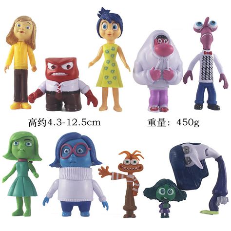 Action Figure Inside Out 2 Toys Joy Sadness Anger Disgust Fear Doll