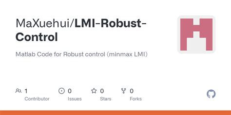 GitHub MaXuehui LMI Robust Control Matlab Code For Robust Control