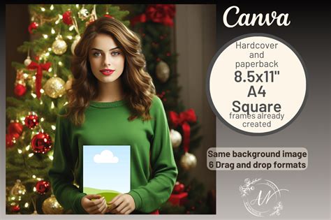 KDP Book Mockup Canva Frames Graphic By AestheticByNathalie Creative Fabrica