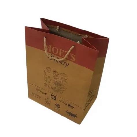 Brown And Red Craft Paper Carry Bags At Rs 10 In Dhanbad Id 21777497712