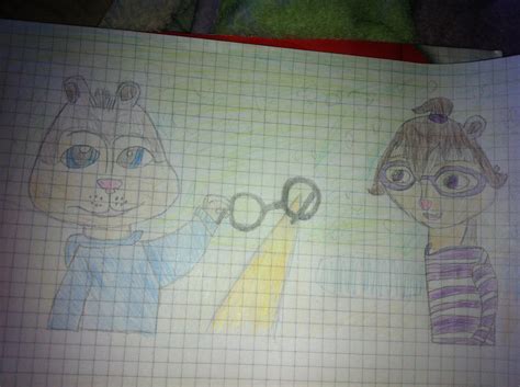 Simon And Jeanette Drawing By Alaskahanddamunks On Deviantart