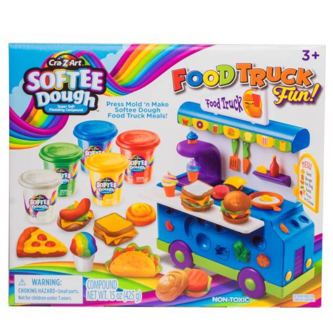 Cra Z Art Softee Dough Food Truck Fun Modeling Compound Play Set
