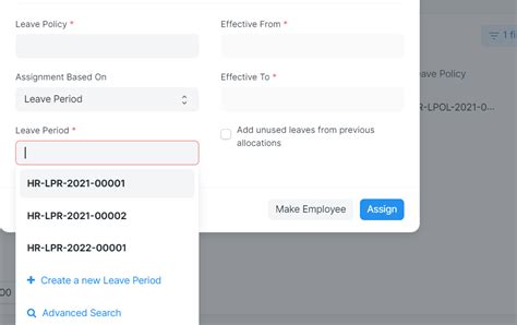 Leave Period Under Bulk Leave Policy Assignment Does Not Filter Out
