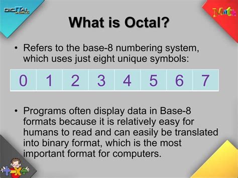 11 Octal Number System Pptx Technology And Computing