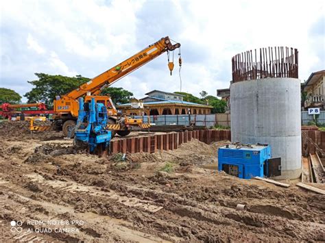 Yangon Dala Bridge Project Yangon Myanmar Steel Sheet Piling